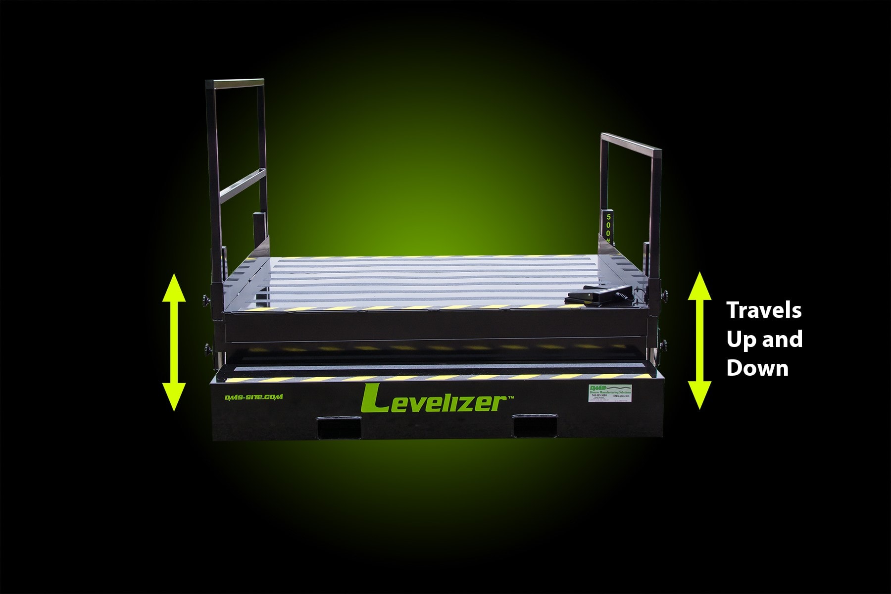 OPERATOR HEIGHT ADJUSTABLE LIFTS/PLATFORM | Warner Specialty Products, Inc.